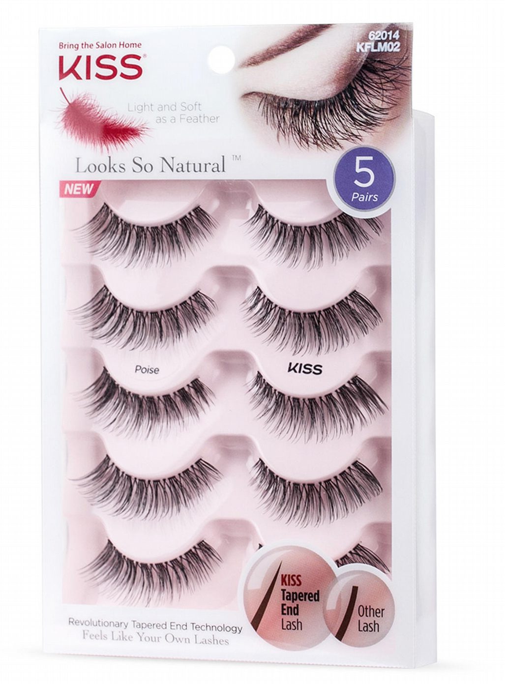 Kiss Premium Lashes, Looks So Natural Lashes by KISS - False Eyelashes